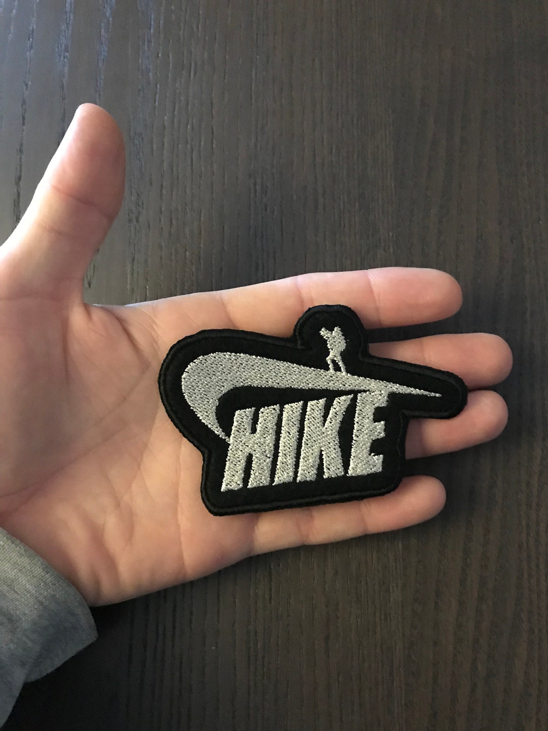HIKE Patch Iron on or Sew, Hiking Enthusiast Funny Patches, Workout ...