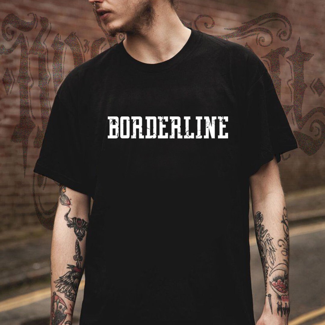 BORDERLINE personality T-shirt 90s hoodie BPD disorder - Etsy Italia