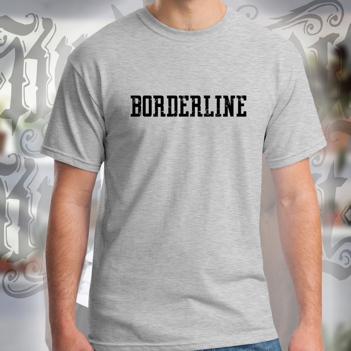 BORDERLINE personality T-shirt 90s hoodie BPD disorder - Etsy Italia