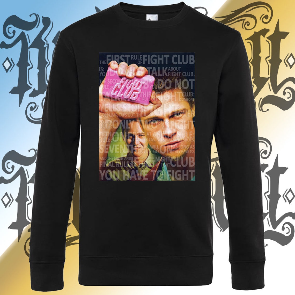 Fight Club Rules Cult Movie 90s Best T-shirt Sweatshirt and - Etsy