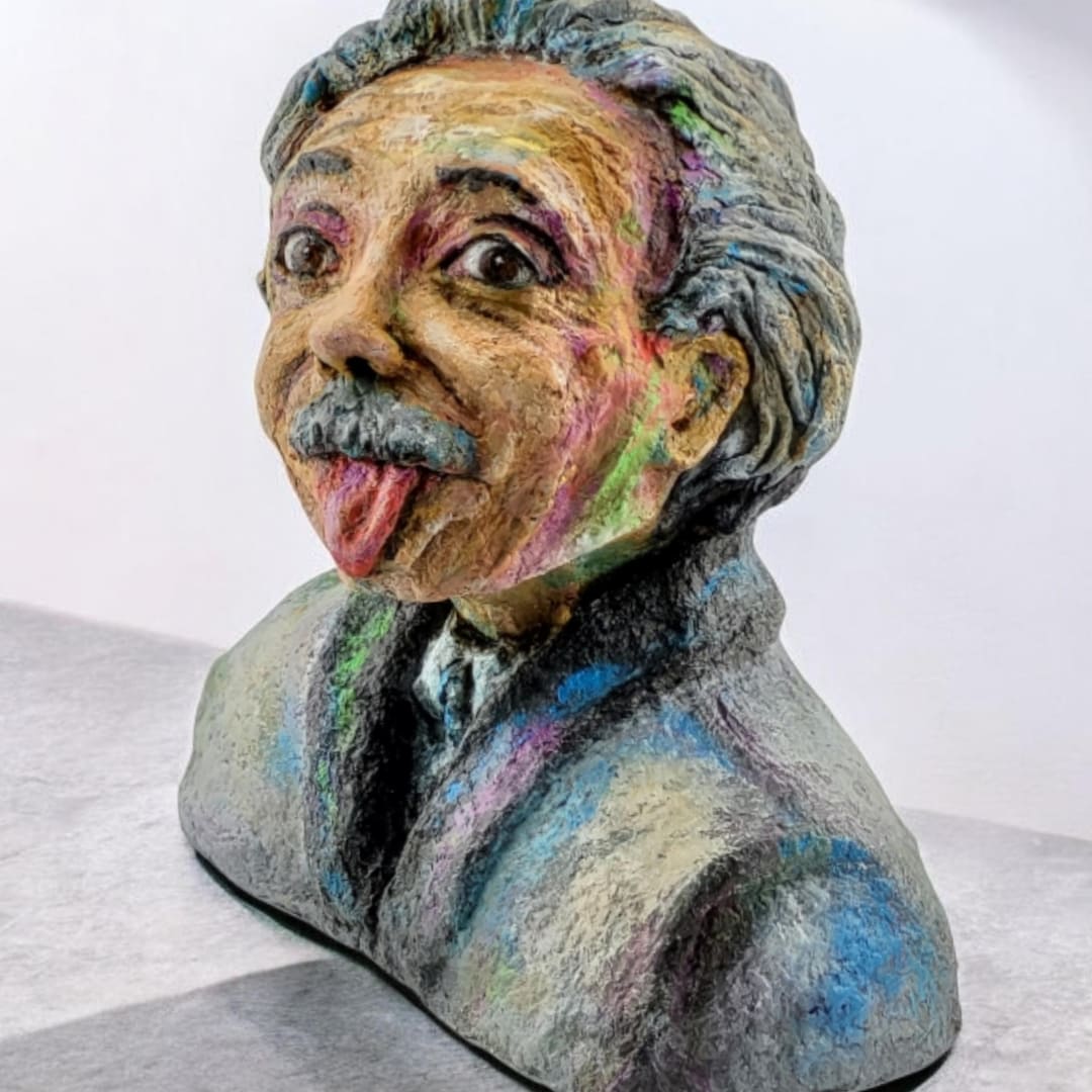 Handmade Albert Einstein Bust | Decoration Bust Sculpture | Decorative ...