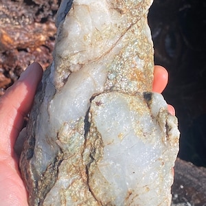 Raw Beryl Natural Goshenite With Light Blue Schist - Etsy
