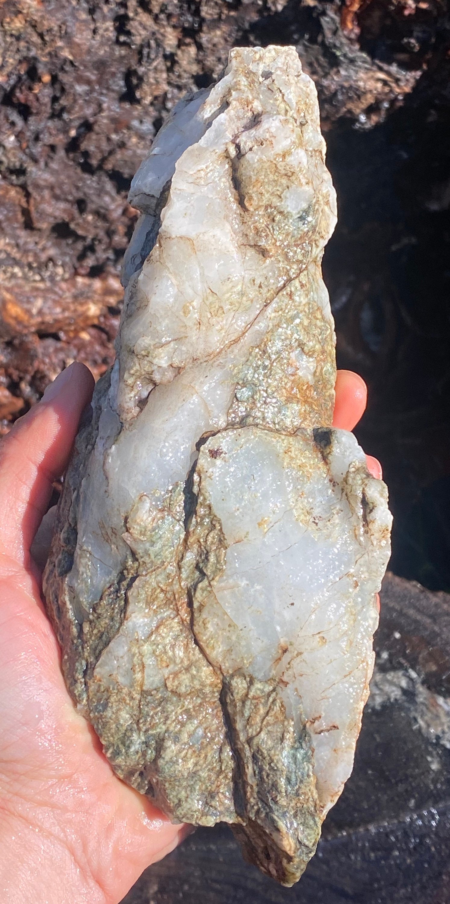 Raw Beryl Natural Goshenite With Light Blue Schist - Etsy