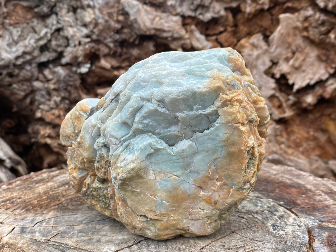 Blue Beryl With Orange Rind - Etsy