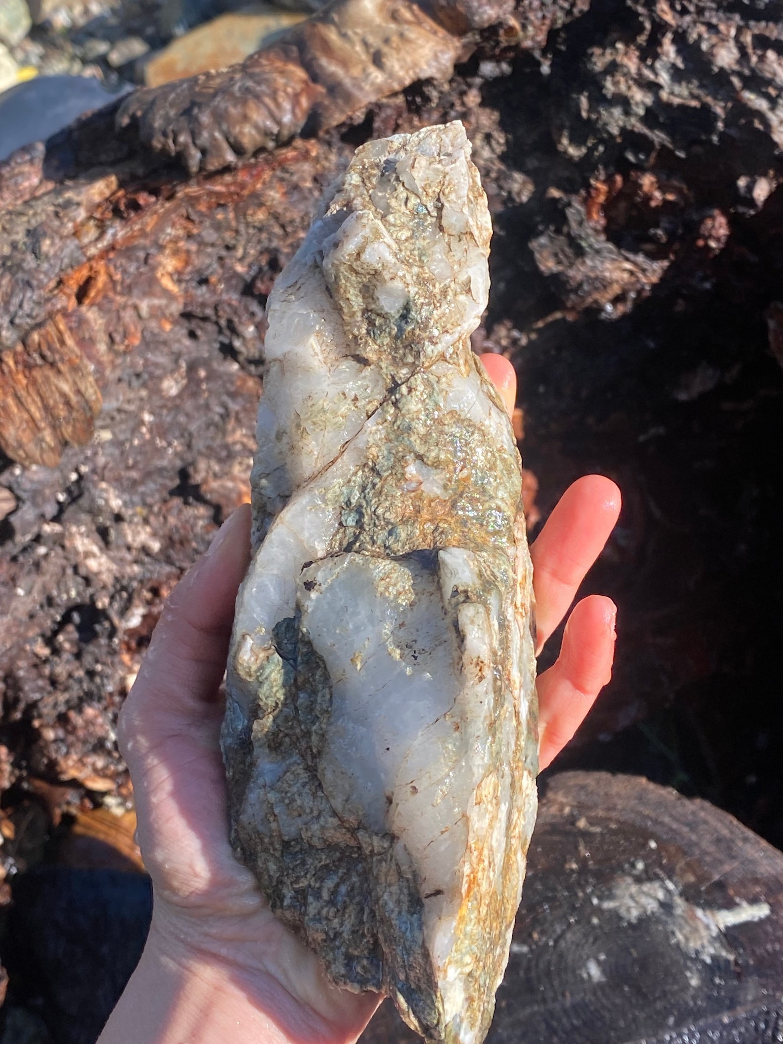 Raw Beryl Natural Goshenite With Light Blue Schist - Etsy