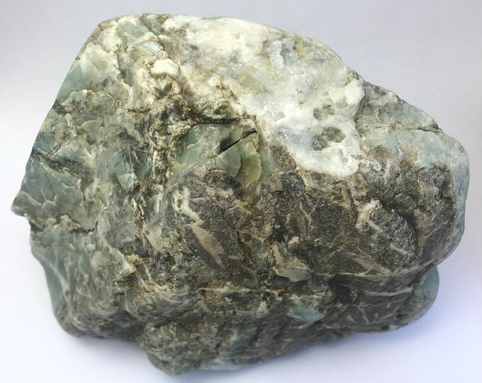 Raw Beryl, Natural Goshenite With Light Blue Schist - Etsy