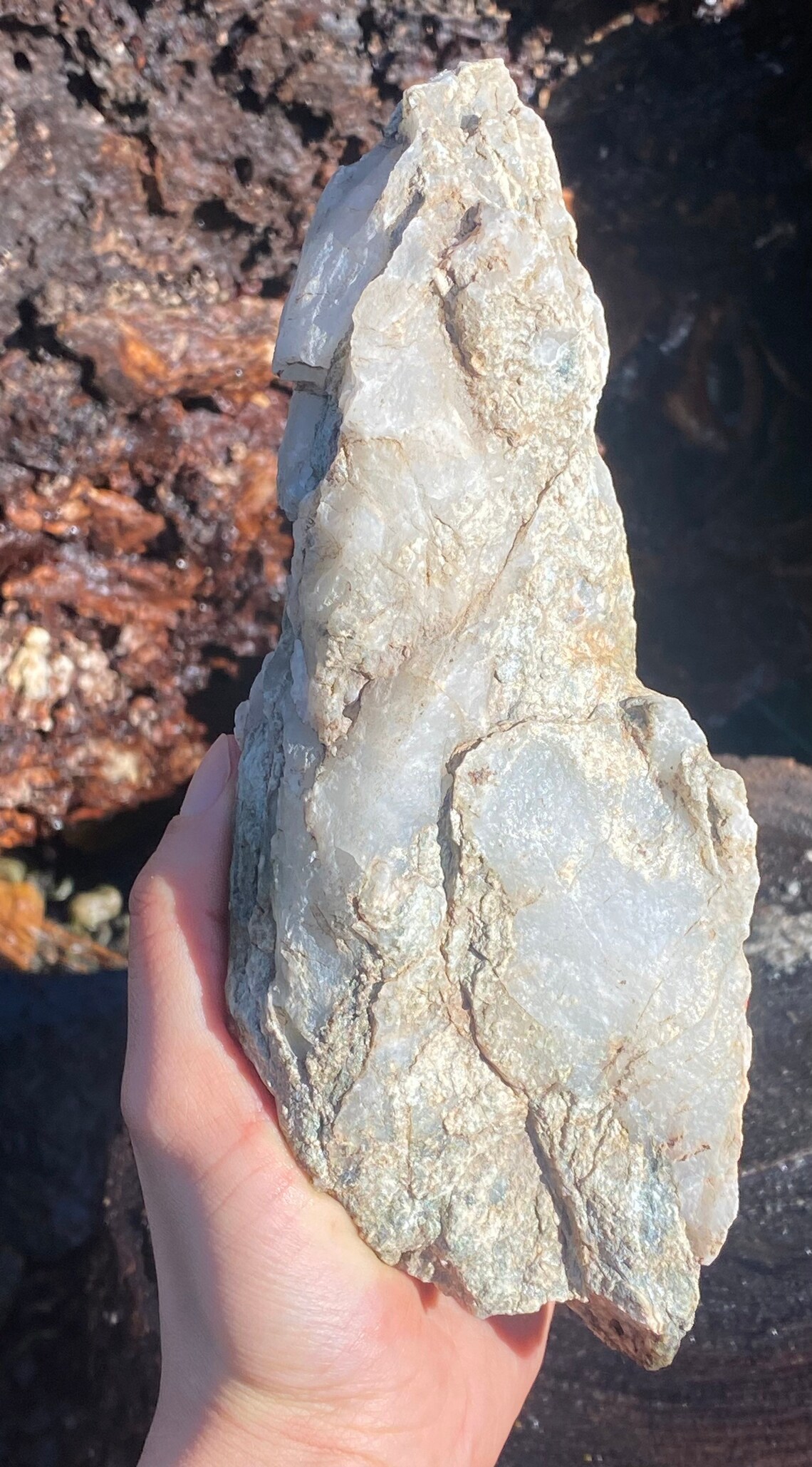 Raw Beryl Natural Goshenite With Light Blue Schist - Etsy