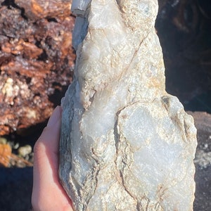 Raw Beryl Natural Goshenite With Light Blue Schist - Etsy