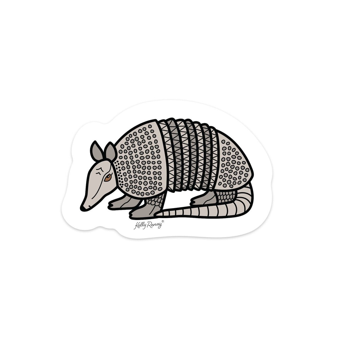 Armadillo Sticker, Texas Vinyl Sticker, Texas Decal for Tumbler, Texas ...
