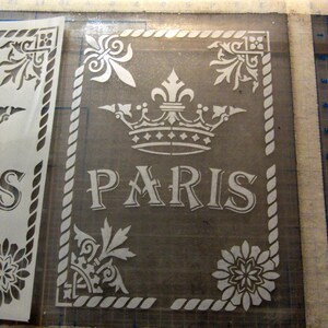 Reuseable Stencil, French Vintage Stencil, Art Stencil, Cake Stencil ...