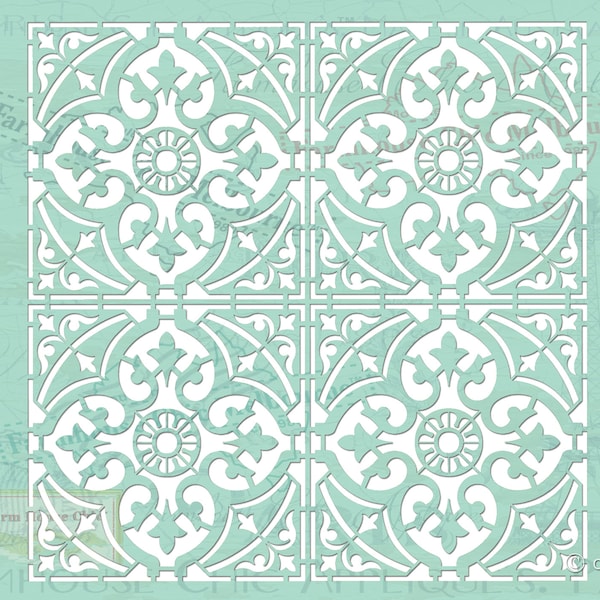 Moroccan Stencil - Etsy