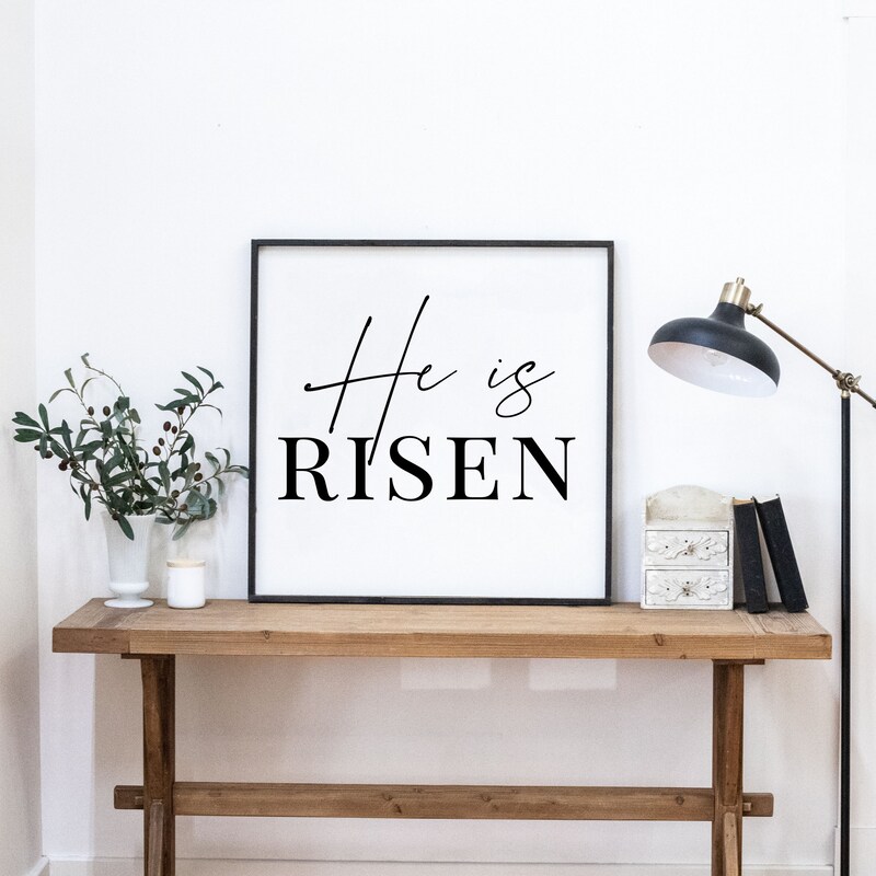 He is Risen Signs - Etsy