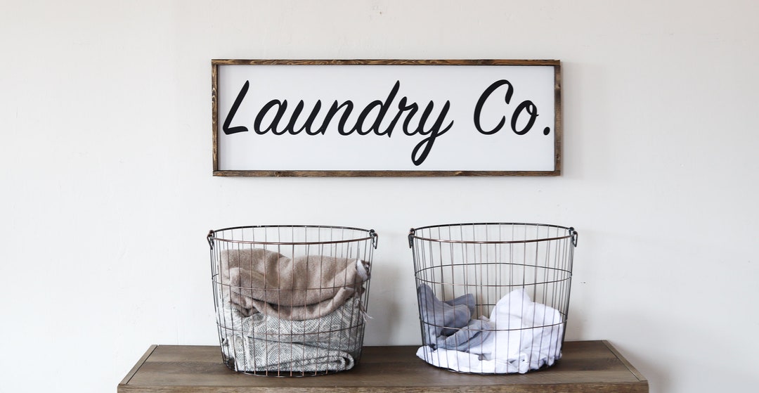Laundry Room Sign | Farmhouse Laundry Sign | Mudroom Decor | Laundry ...