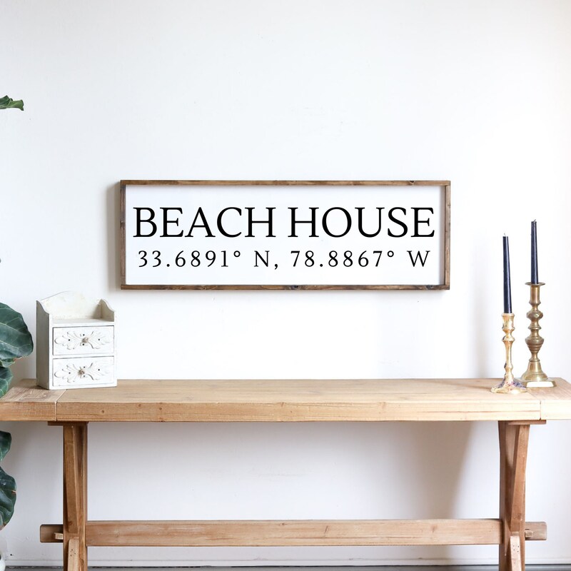 Coordinates Sign - Etsy