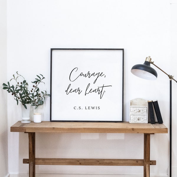 Courage Dear Heart - Etsy