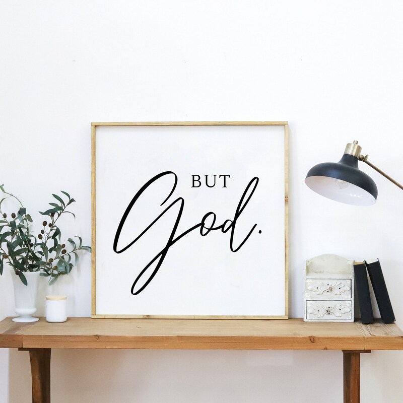 But God Sign - Etsy