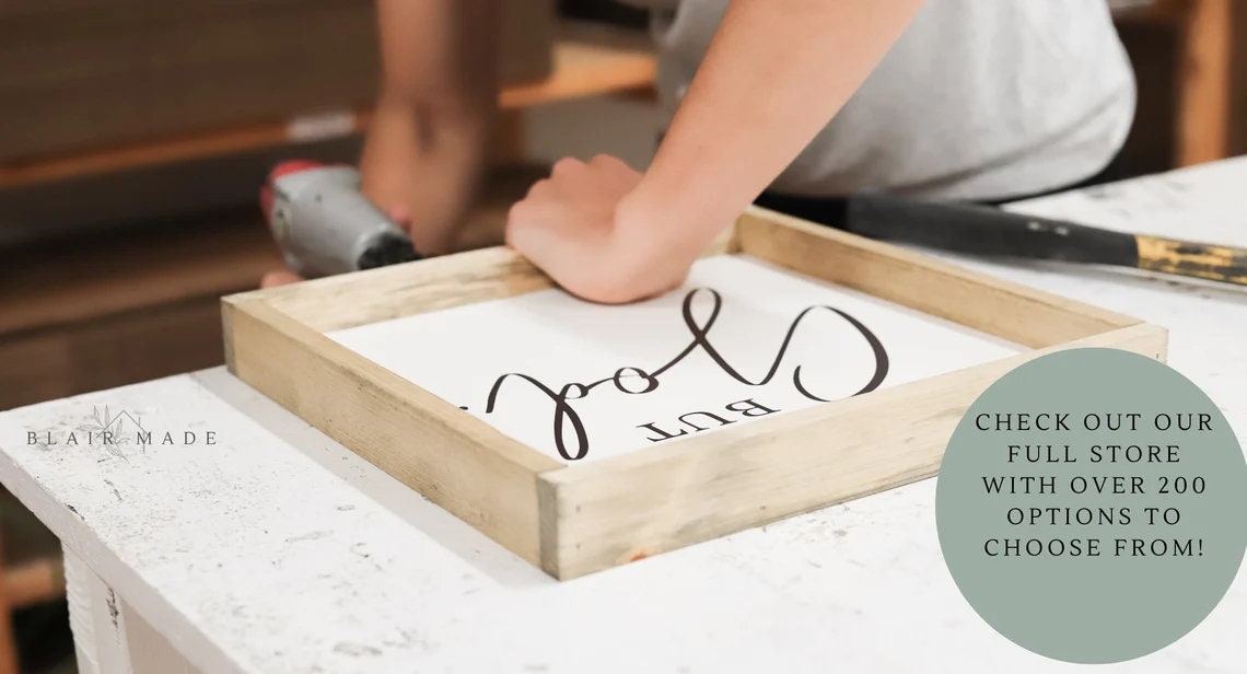 Home is Wherever I'm With You Sign Framed Wood Sign - Etsy