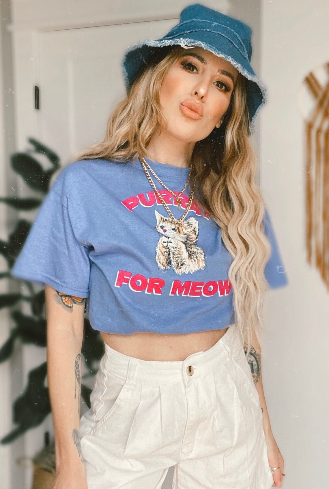 PURRAY FOR MEOW Cat Tee Funny Cat Shirts for Women Cat - Etsy