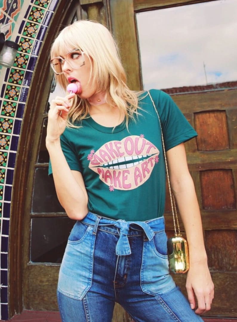 Make Out Make Art | Top Knot Goods 70s Vintage Inspired Retro Artistic ...