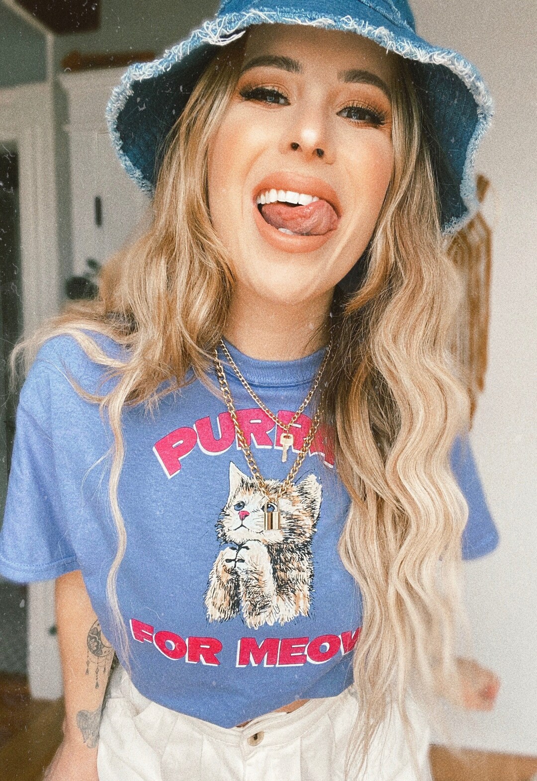 PURRAY FOR MEOW Cat Tee - Funny Cat Shirts for Women - Cat Tshirt ...