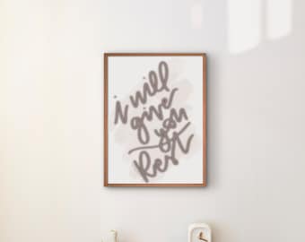 I Will Give You Rest God's Comfort Faithfulness in God's Promise Modern ...