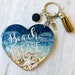 Beach Please Keychain Glitter Beach Keychain Acrylic Glitter | Etsy