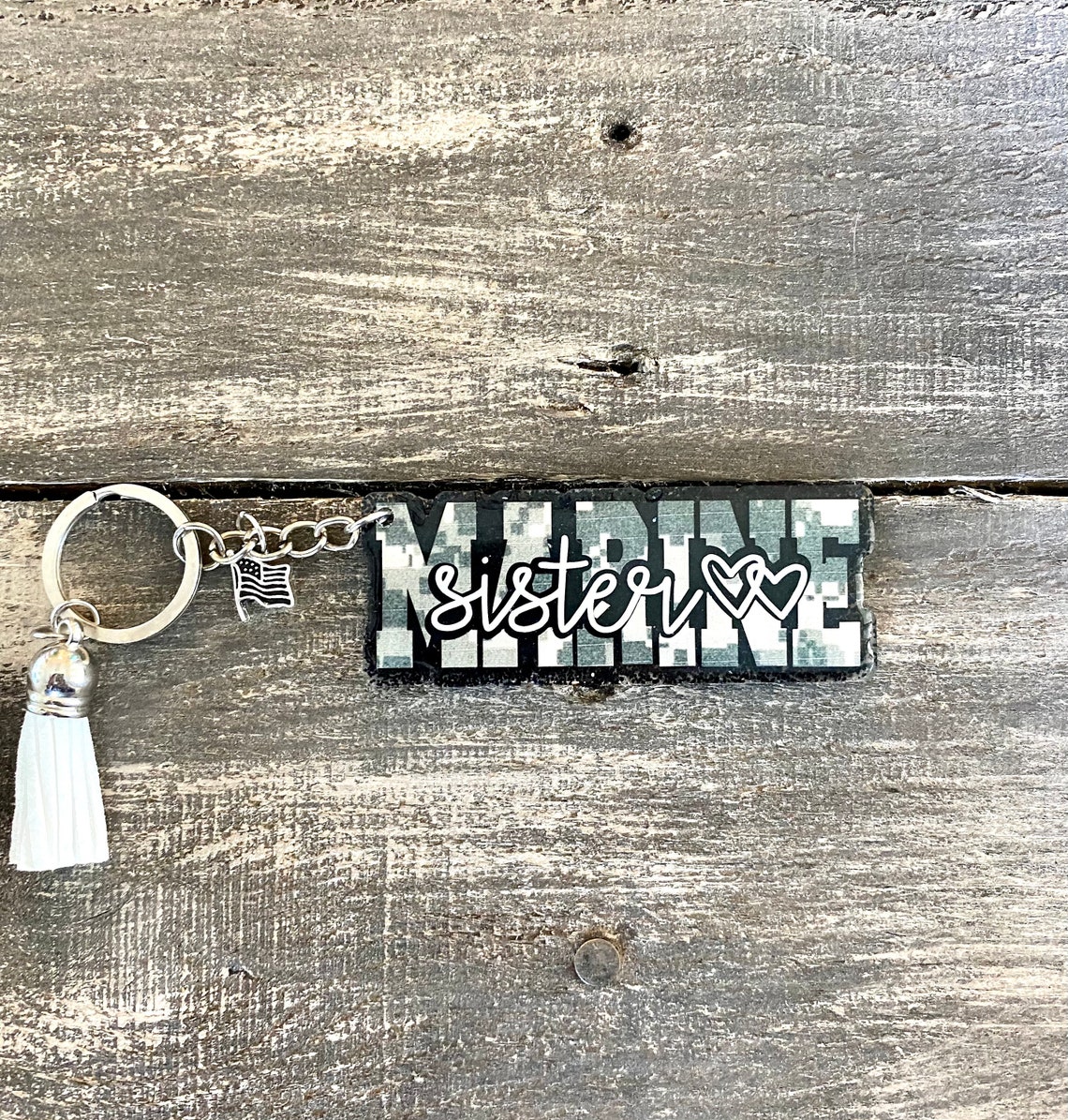 Military Wife Keychain Army USAF Air Force Navy USMC Air - Etsy
