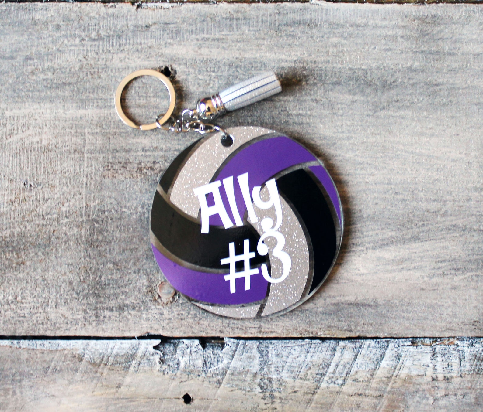 Volleyball Keychain Volleyball Bag Tag Volleyball Coach - Etsy
