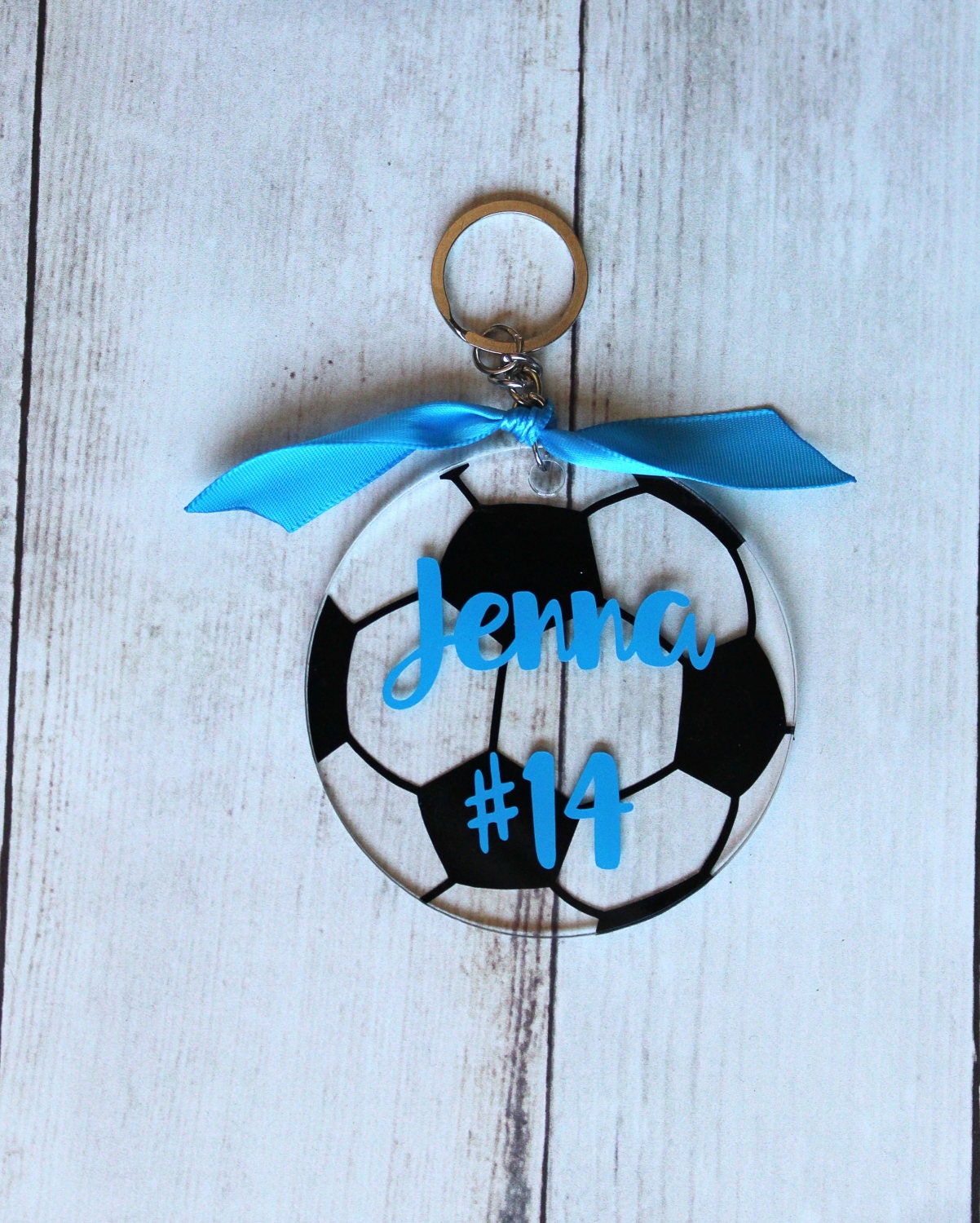 Personalized Soccer Gift Soccer Keychain Soccer Bag Tag - Etsy