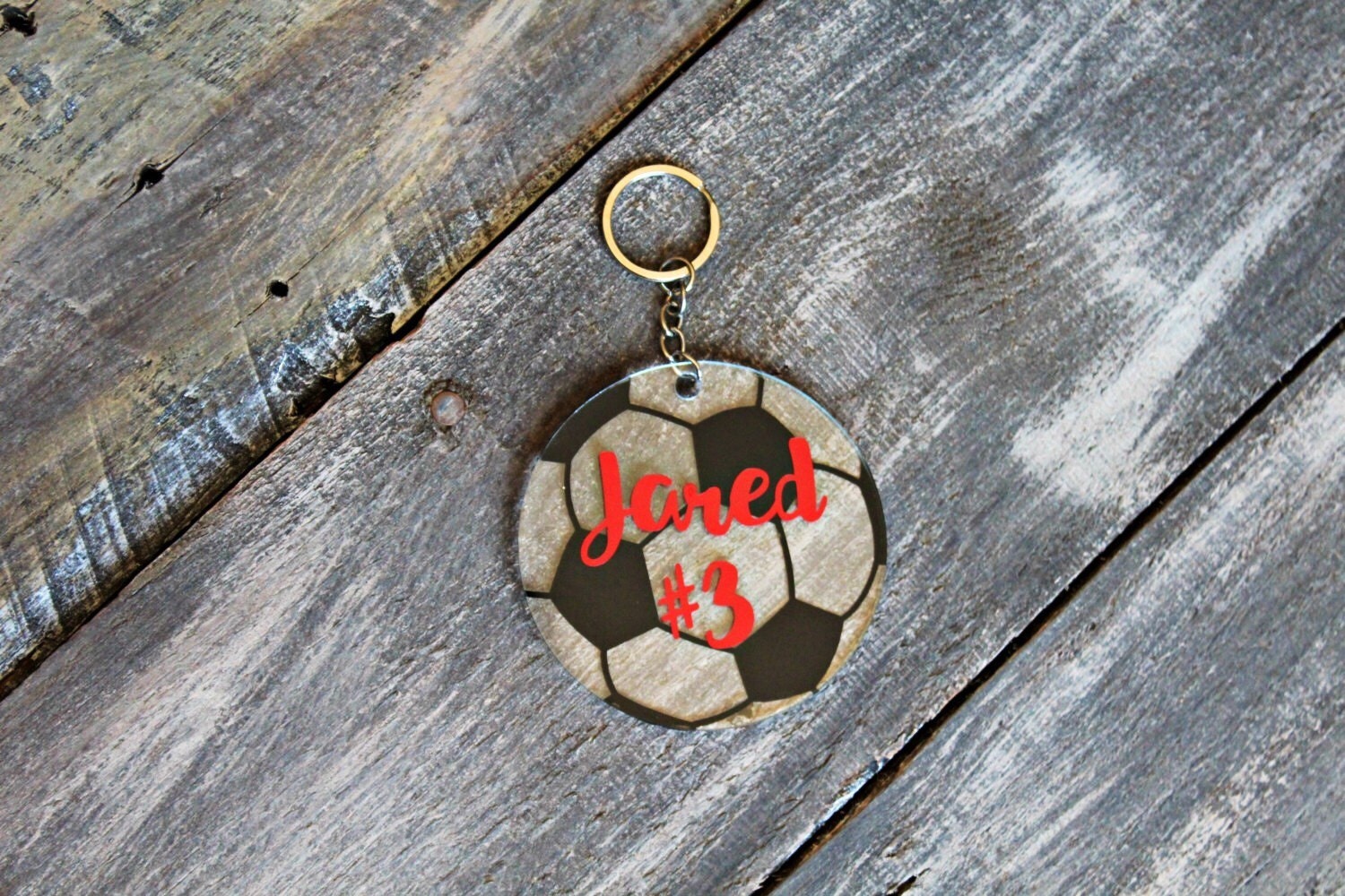 Personalized Soccer Gift Soccer Keychain Soccer Bag Tag - Etsy