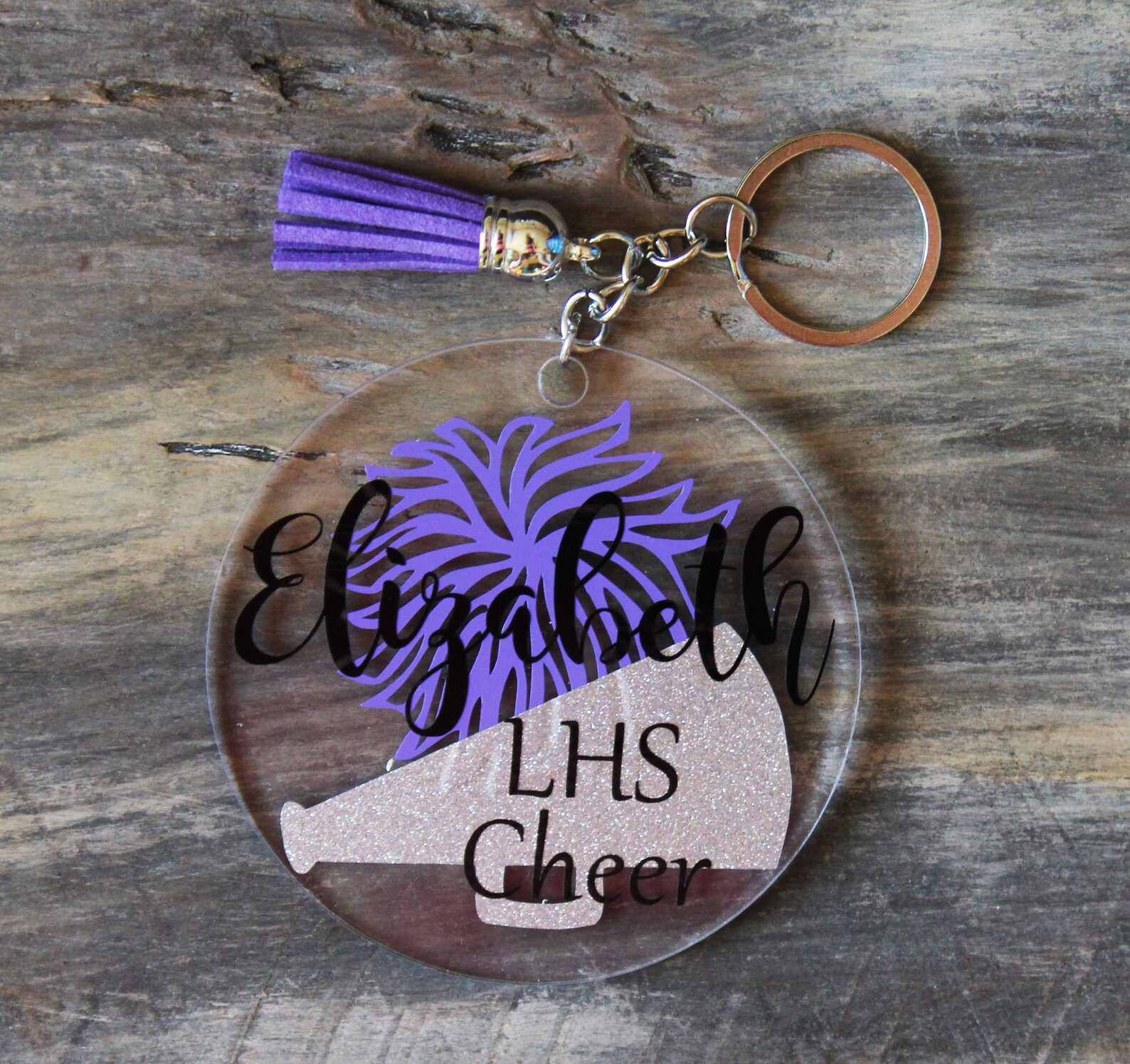 Cheer Keychain Cheerleader Bag Tag Cheerleader Gift Cheer - Etsy