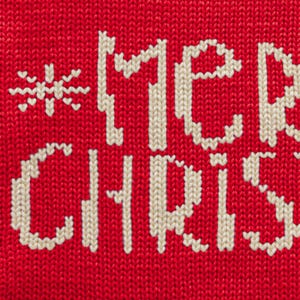 Merry Christmas Motif Intarsia Chart for Knitting, Crocheting, Cross ...