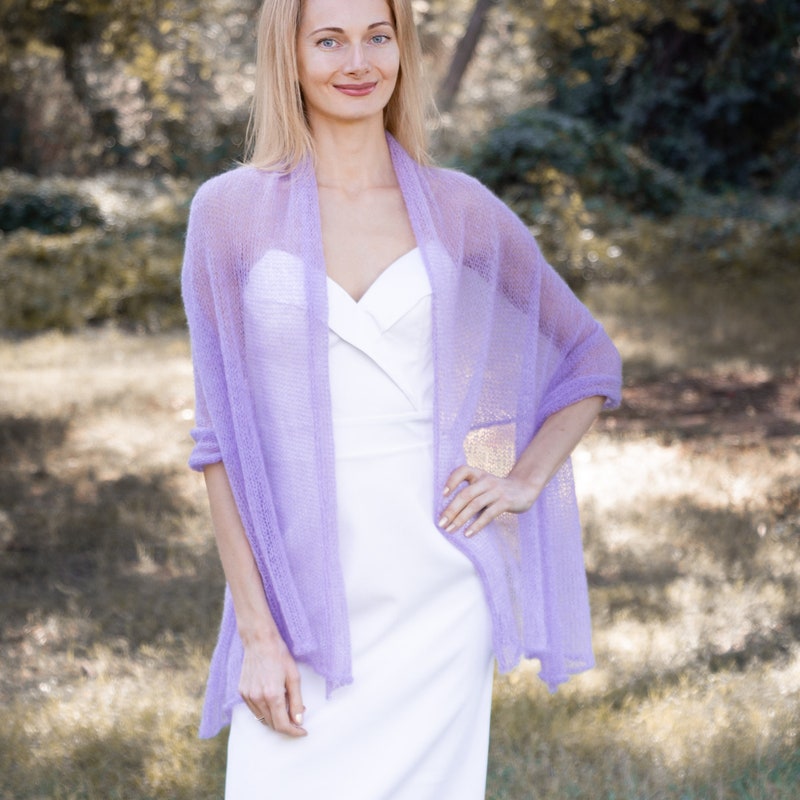 Lavender Shawl - Etsy