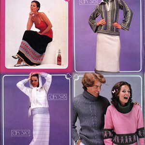 35 Machine Knitting Patterns Vintage 70s Knitking Magazine Vol 13 No 5 ...