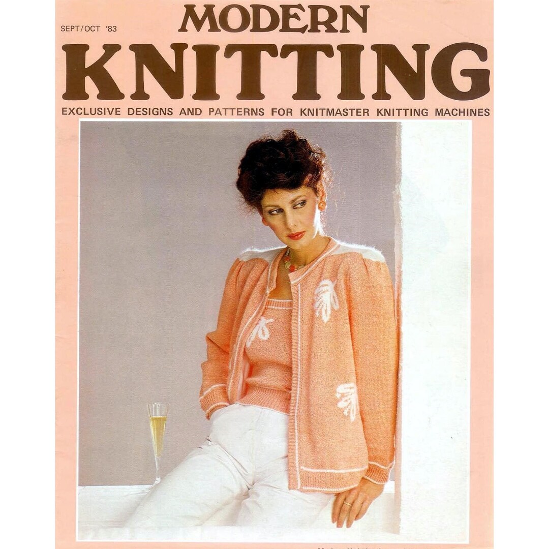 Vintage Magazine modern Knitting for Knitmaster - Etsy
