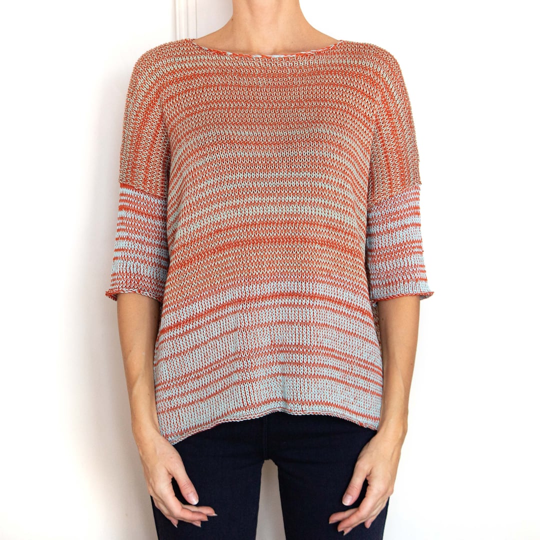 Pattern PDF Knitting Machine Brother KH 260 Bulky Knit Sweater Womens ...