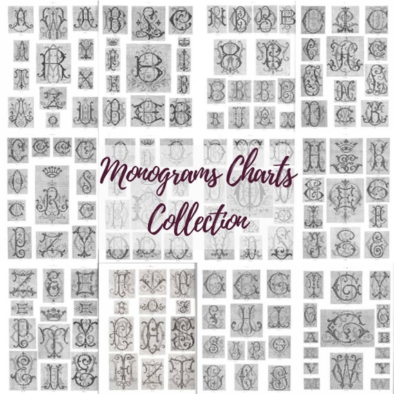 Monogram Font Charts 27 Best Fonts For Making Monograms & Logo Designs