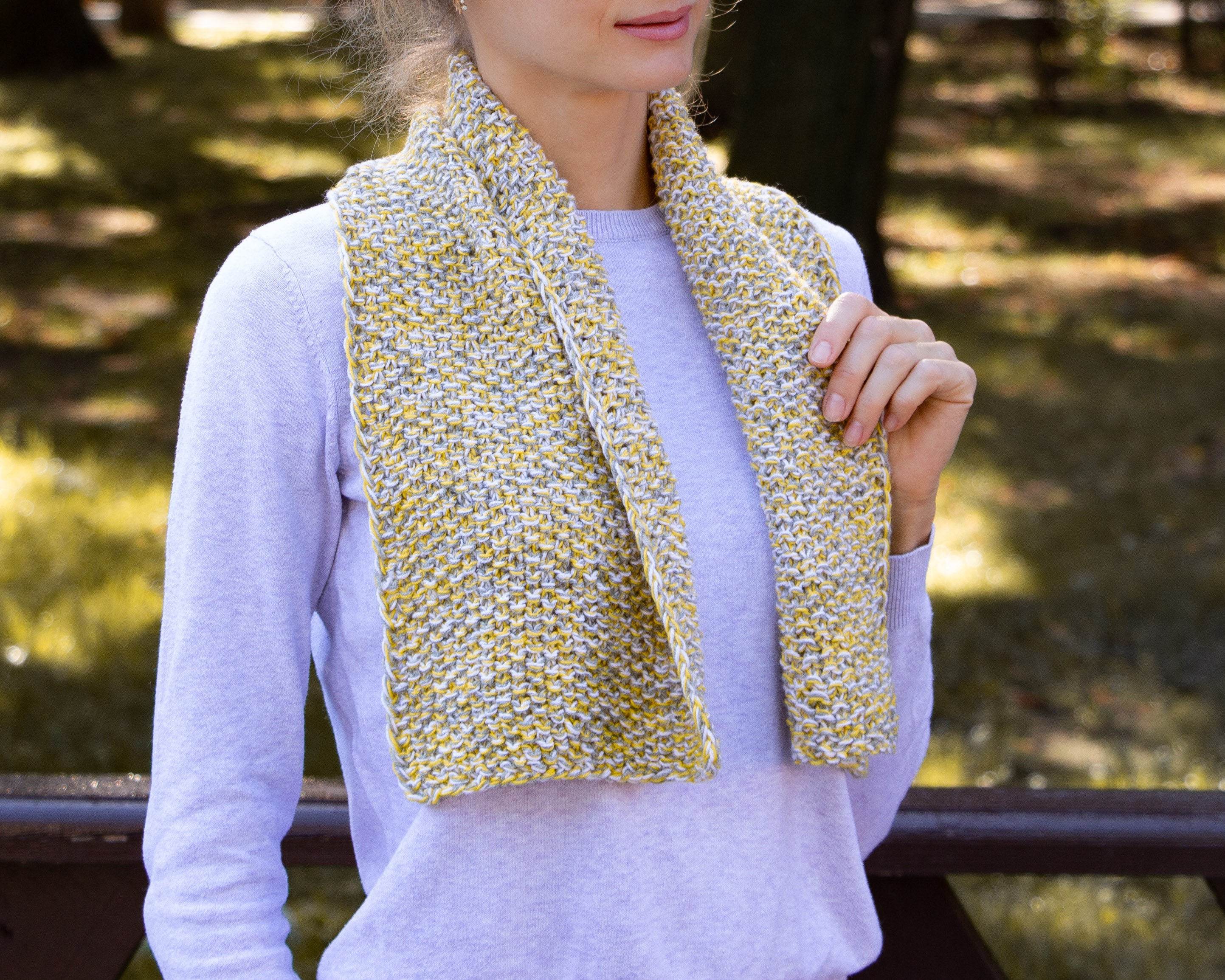 KNITTING PATTERN Merino Wool Scarf Pdf Pattern Winter Handknit Scarf ...