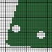 Christmas Tree Motif Intarsia Chart for Knitting, Crocheting, Cross ...