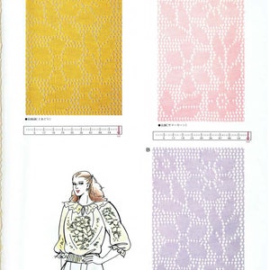 Lace Charts for Electronic Knitting Machines 60 Stitches/150 Rows ...