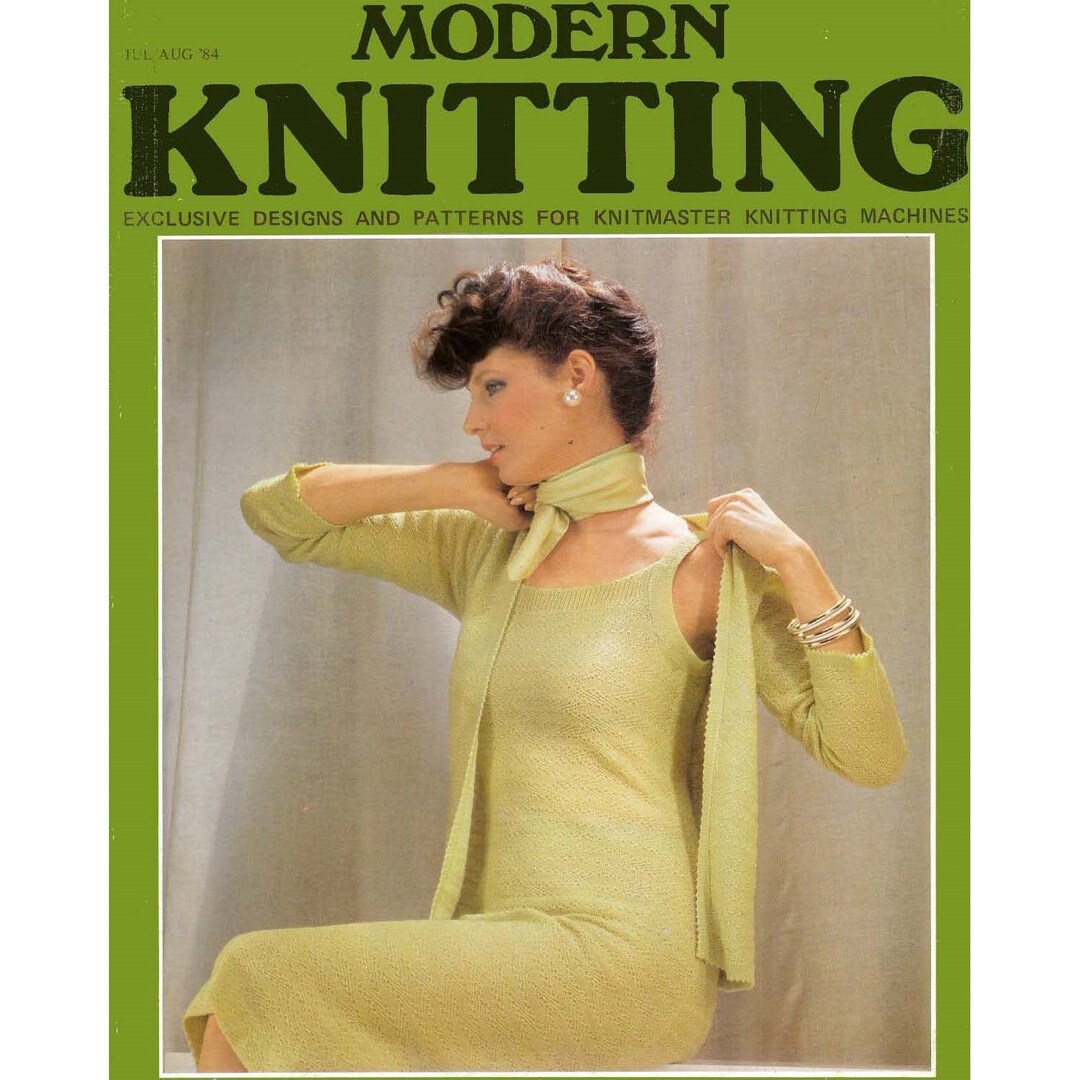 Vintage Magazine modern Knitting for Knitmaster - Etsy
