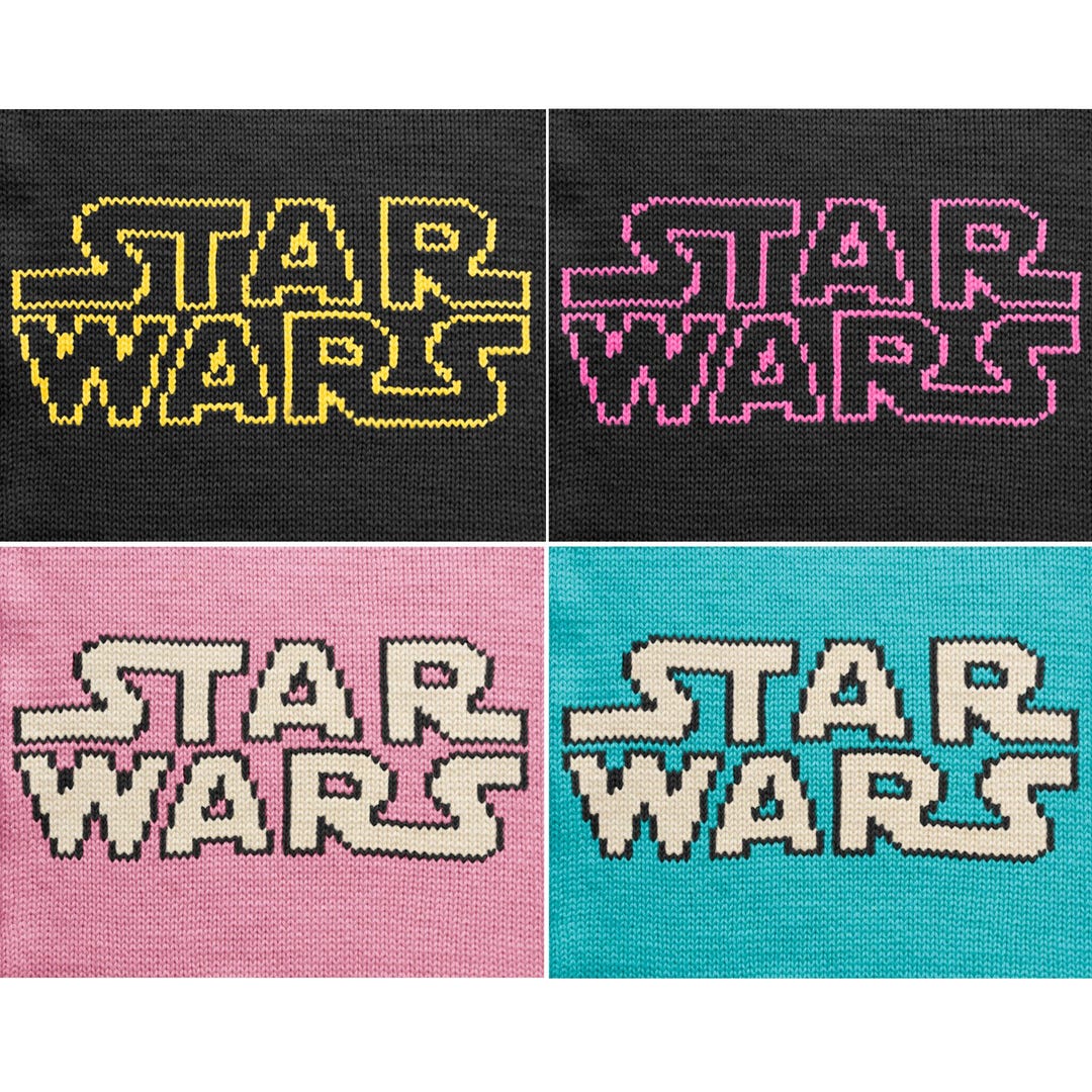 Set of 2 Star Wars Text Charts - PDF Knitting Pattern - Intarsia ...