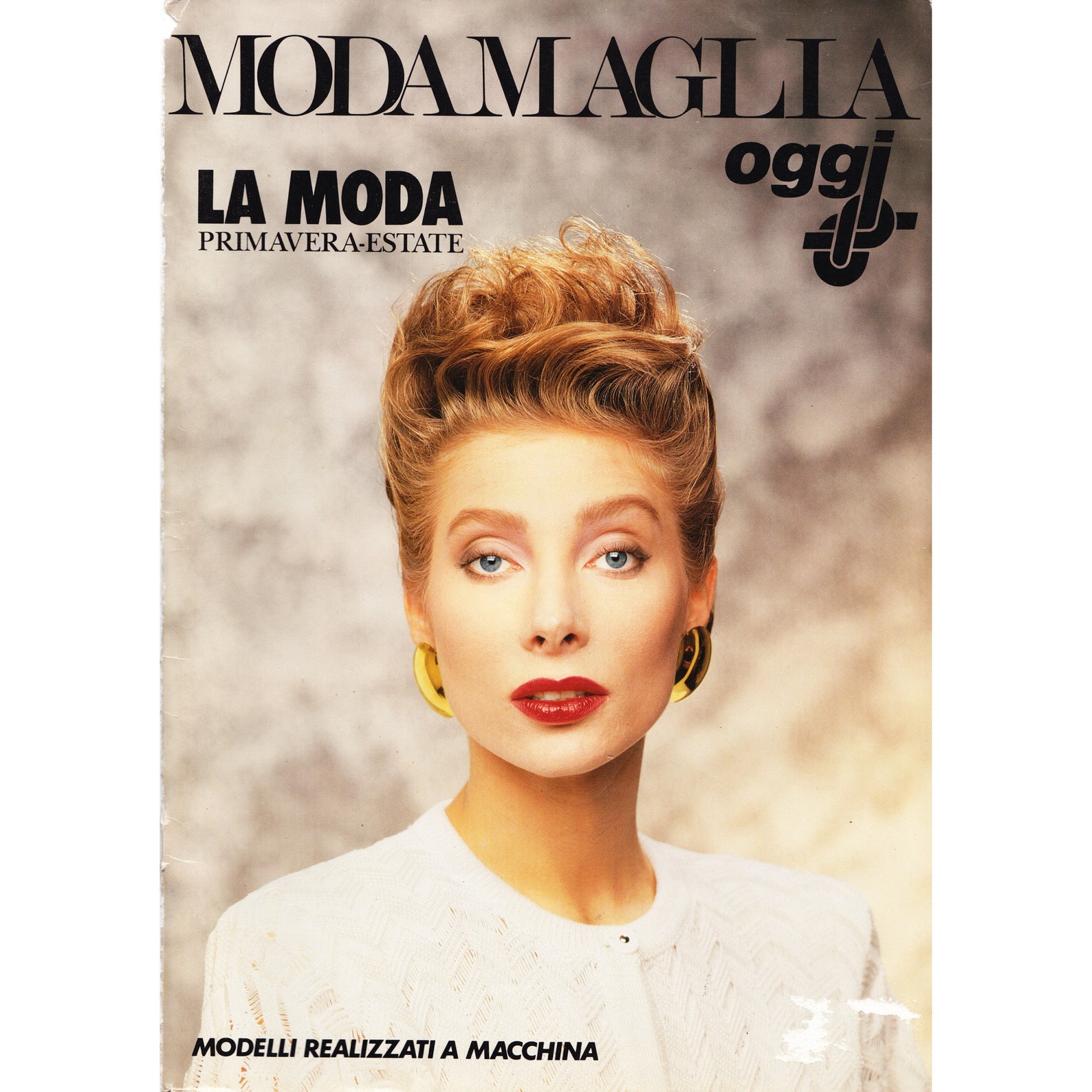 Vintage Italian Magazine 80s "modamaglia Oggi" Knit Patterns ...