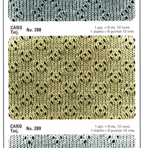 PDF Set of 10 Punch Cards for Punch-tuck Rib Pattern Knitting No 281 ...