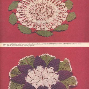 50 Crochet Patterns Vintage 80s Magazine "crochet Christmas Special ...