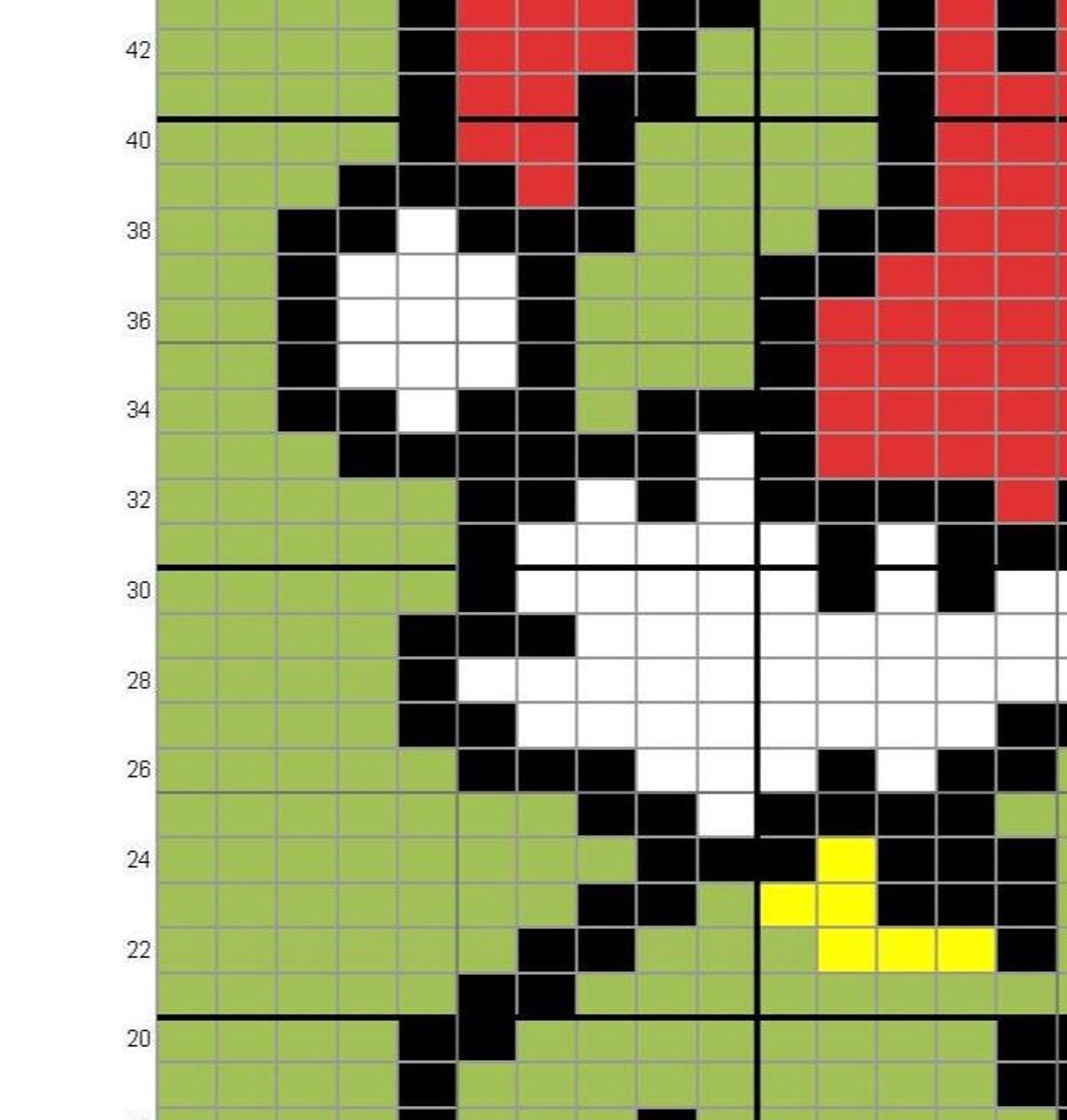 Christmas Grinch - Chunky Blanket - Hand Finger Knitting Pattern - PDF ...