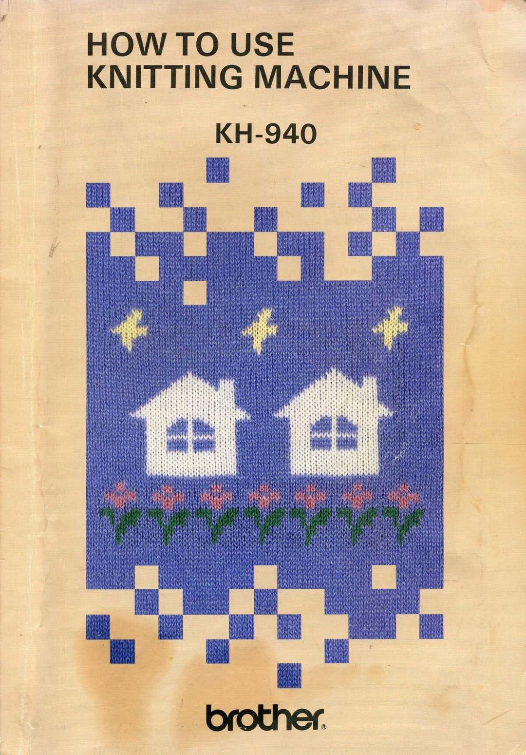 Knitting Machine PDF Instruction Manual Electronic Brother KH 930 940 ...