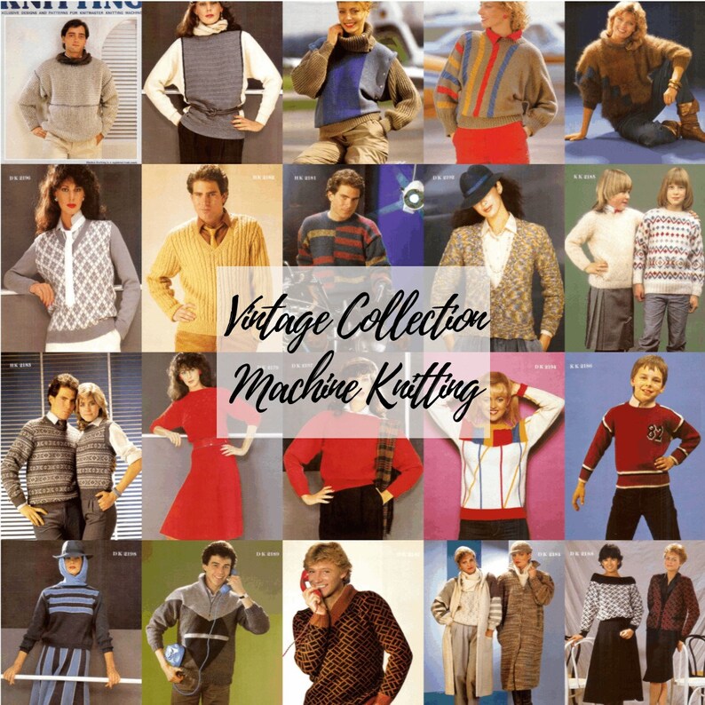 Vintage Magazine modern Knitting for Knitmaster Knitting Machines 20 ...