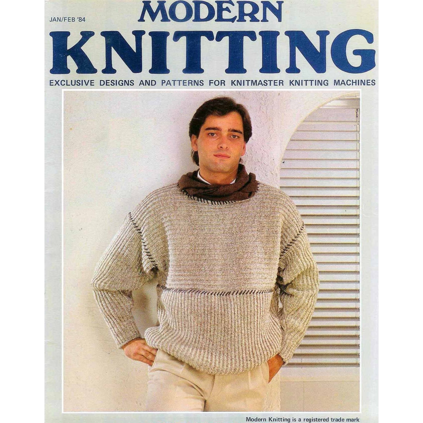 Vintage Magazine modern Knitting for Knitmaster Knitting Machines 20 ...