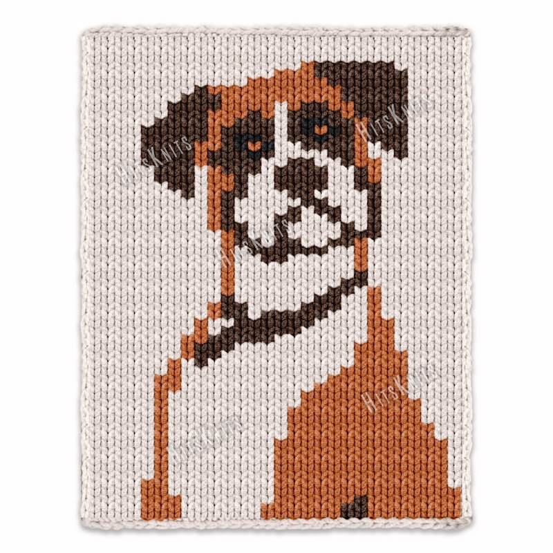 Dog Intarsia Patterns - Etsy